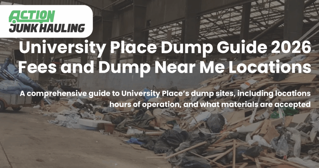University Place Dump Guide 2026 - Fees And Dump Near Me Locations
